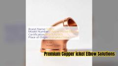 Copper ickel Butt Weld Elbow C70600 ASME B6  Quality