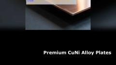 High Quality CuNi 90 10 and 70 30 Alloy Plates