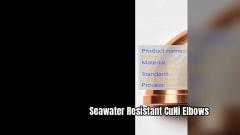 CuNi 90 10 Elbow Pipe Fittings Seawater Resistant Solution
