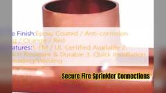 Grooved Reducing Tee UL FM Certified Fire Sprinkler Fitting