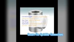 UL FM Listed Grooved Reducing Tee Fire Sprinkler Fitting