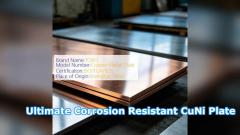 Cupro Nickel 70 30 Plate C71500 Corrosion Resistant Solution