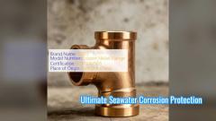 ASTM B466 C70600 CuNi 90 10 Equal Tee Marine Grade Fitting