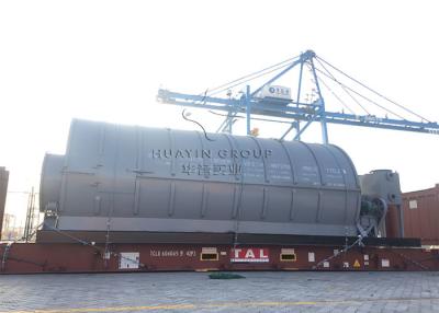 Cina Huayin Small Size Waste Tyre To Diesel Plant 3 Ton Pyrolysis Unit in vendita