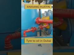 Huayin manufacture of waste tyre and plastic pyrolysis plant