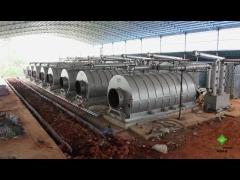 20 Tons Municipal Batch Pyrolysis Plant Industrial Scale