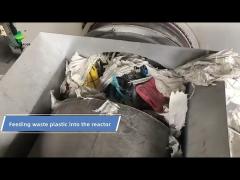 Huayin waste plastic to fuel oil pyrolysis machine