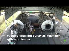 Car Waste Tyre Pyrolysis Plant 10 TPD Refinery To Oil Rubber