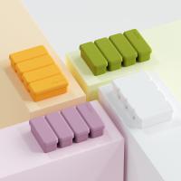 China New custom Multipurpose large rectangle Silicone Ice Cube Tray for sale