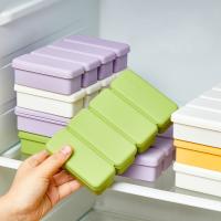 China New custom Multipurpose large rectangle Silicone Ice Cube Tray for sale