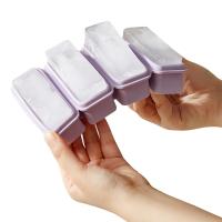 China New custom Multipurpose large rectangle Silicone Ice Cube Tray for sale