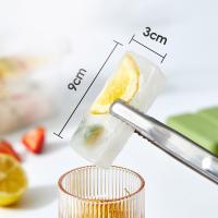 China New custom Multipurpose large rectangle Silicone Ice Cube Tray for sale