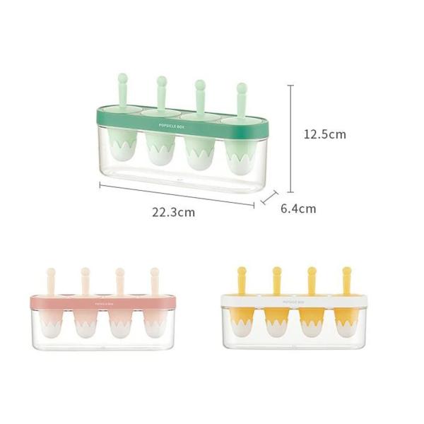 Quality Creative DIY Ice Cream Popsicle Molds Easy To Clean Odourless for sale