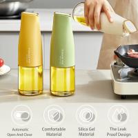 China Customizable No Drip Olive Oil Dispenser Bottle Gravity Automatically Open Close for sale