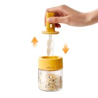 Quality Sturdy 250ml Kitchen Empty Spice Jars Glass Seasoning Bottle With Spoon for sale