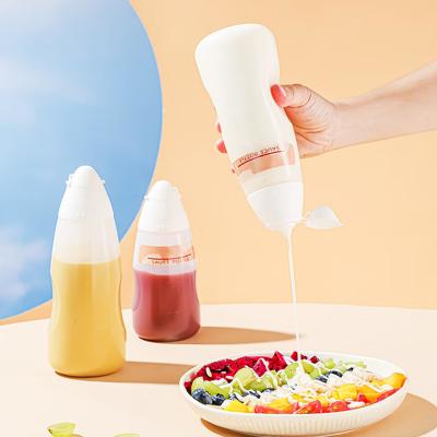 Cina Ketchup di plastica BBQ Salsa di peperoncino Condimento Squeeze Bottiglie Durable 300ml/500ml in vendita