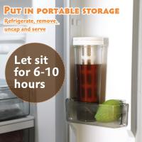 China 1000ml Cold Brew Coffee Maker Outdoor Large Capacity Iced Tea Coffee Makers for sale