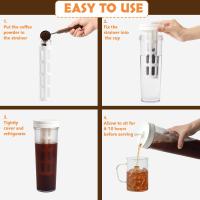 China 1000ml Cold Brew Coffee Maker Outdoor Large Capacity Iced Tea Coffee Makers for sale
