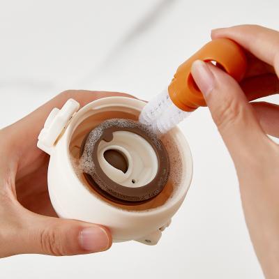Cina Spazzola per la pulizia del coperchio del bicchiere a manico lungo multifunzione 3 IN 1 Spazzola per il lavaggio del bicchiere in vendita