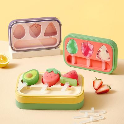 China DIY Kids Cute Formas Sorvete Popsicle Moldes Sorvete Fazer Moldes Sem Cheiro for sale
