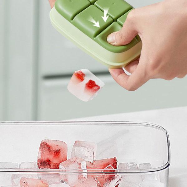Quality Light Weight DIY Portable Silicon Mini Ice Cube Mold 63g Smooth Release for sale