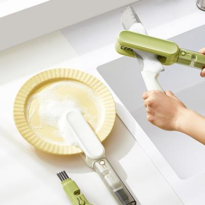 China New R&D Design Fancy Reusable Knife Fork Spoon Cleaning Brush Household Multifunctional Kitchen Knife Cleaner Brush for sale