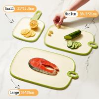 China 3 Sizes Plastic Multifunctional Double Sided Antibacterial Cutting Board for sale