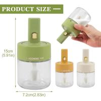 China New Arrive Versatile Kitchen Seasoning Storage Bottle Set With Telescopic Spoon for sale