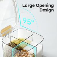 China Kitchen Storage Salt Container With Lid And Spoon for sale