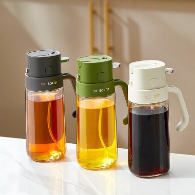 China 2 In 1 Olive Oil Bottle Spray Dispenser Bottle for Cooking with Fine Mist Nozzle for sale