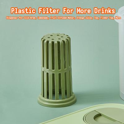 China 3.9L Cold Kettle with Faucet Large Capacity Double Filtration Space Save Drink Dispenser Water Jug Cold Water Pitcher for sale