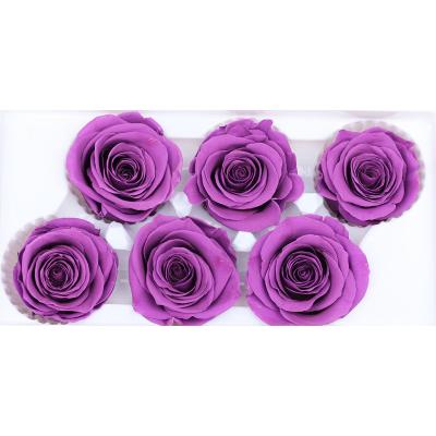 Cina Decorazione domestica Rose Heads conservata 5-6cm artificiale in vendita