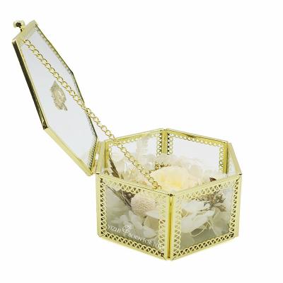中国 ガラス ドームの直径4-5cm永遠のローズの花 販売のため