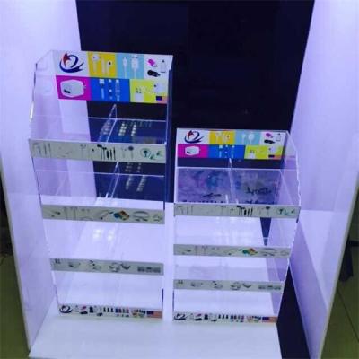 China retail acrylic cellphone accessories counter display for sale