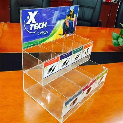 China acrylic cell phone accessory display stand USB cellphone accessories for sale