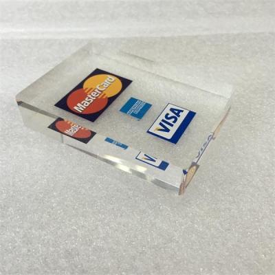 China 2016 high quality destop clear acrylic photo blocks wholesale for sale