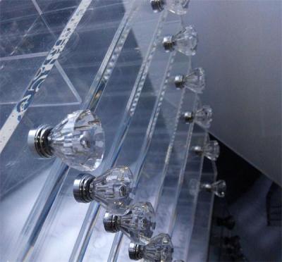 China cosmetic organizer lipstick holder case makeup transparent acrylic organizer for sale