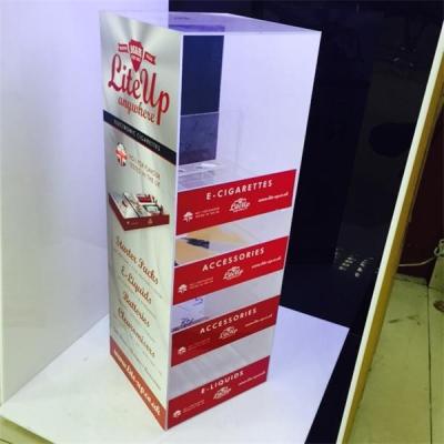 China plexiglass e juice display/acrylic eliquid display stand rack for sale