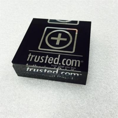 China 2016 high quality hot sale promotional engraved acrylic block business gift for sale