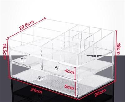 China Acrylic Cosmetic Storage Box for sale