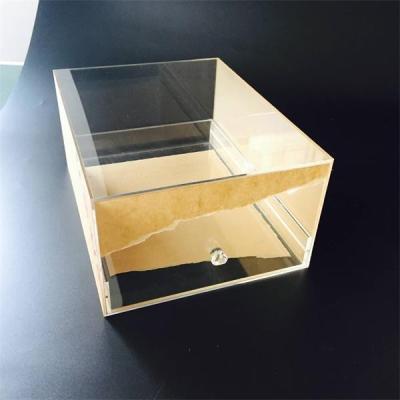 China High quality clear acrylic shoe case clear plastic shoe box for sale
