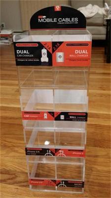China acrylic material acrylic display case for power line for sale
