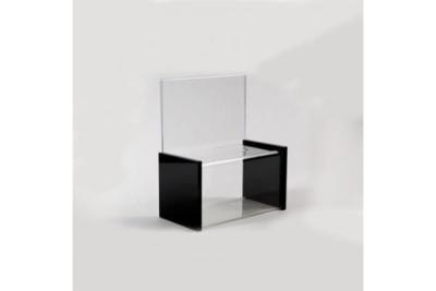 China custom transparent acrylic donation boxes with lock wholesale for sale