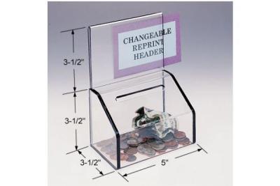 China china factory customized acrylic money box with lock for sale