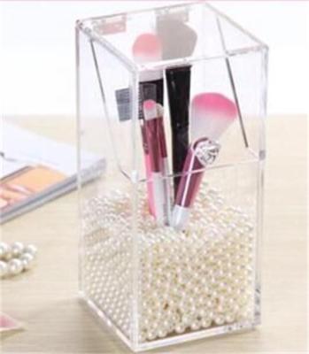 China New fashion design crystal acrylic display case makeup organizer for sale