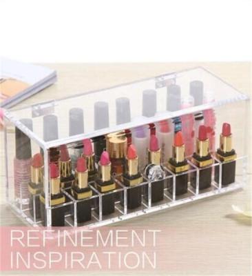 China Acrylic material crystal acrylic makeup organizer for sale