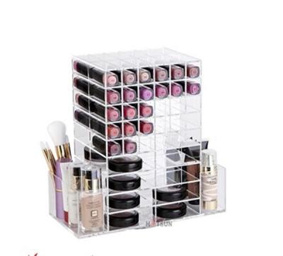 China Hot-sale black acrylic cosmetic lipsticks organizer for sale