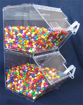 China wholesale clear acrylic candy box acrylic storage for sale