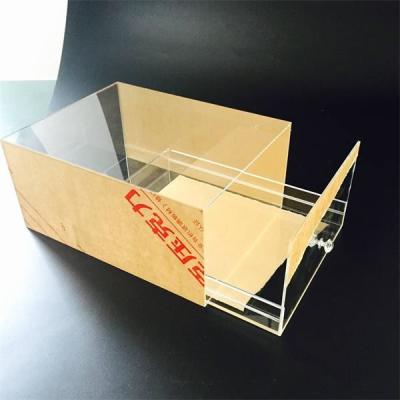 China Wholesale acrylic display case PMMA material clear acrylic box for sale