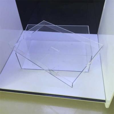 China Wholesale trasparent Clear Acrylic Shoe Box with lid for sale